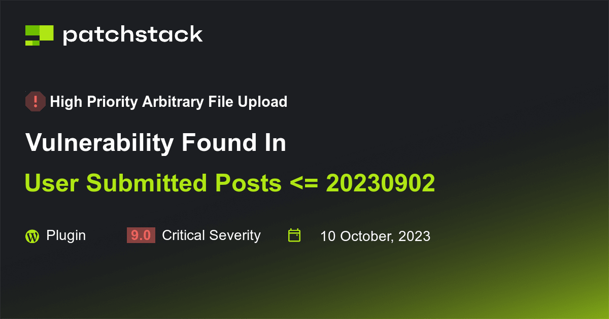 Wordpress User Submitted Posts Plugin